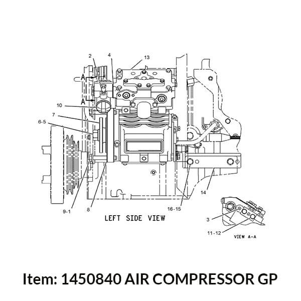 Air Compressor GP 1450840 - Caterpillar - RPM Makine