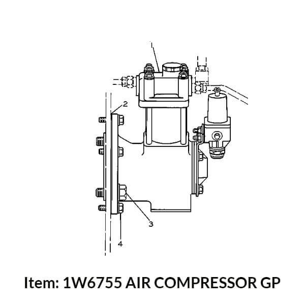 Air Compressor GP 1W6755 - Caterpillar - RPM Makine